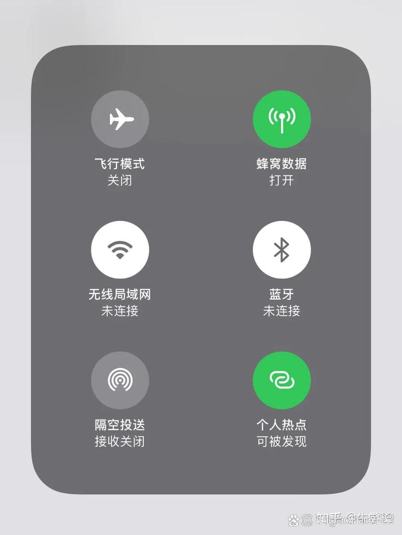 iphone开热点电脑连不上图标