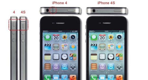 iphone4和iphone4s的区别图标