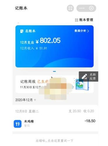 支付宝记账本没了图标