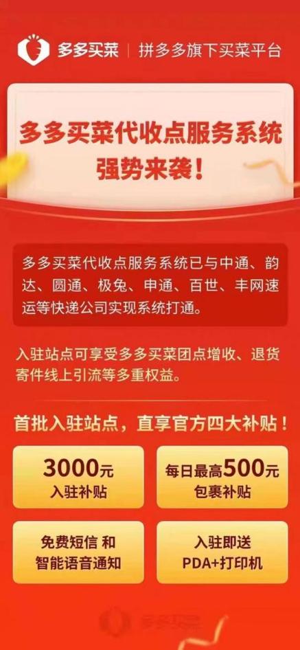 拼多多退货快递员上门取件电话图标