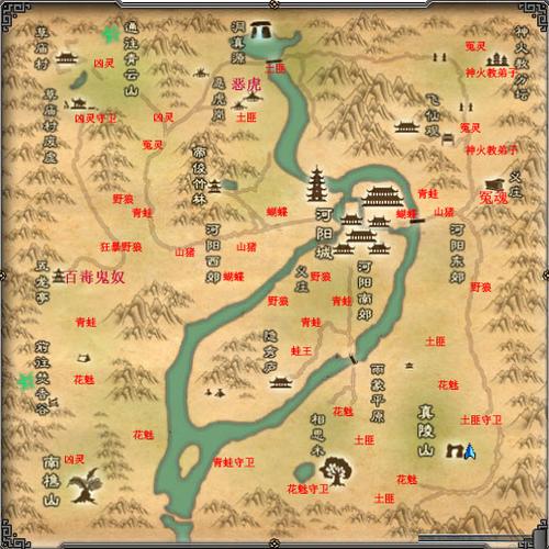 诛仙boss坐标图标