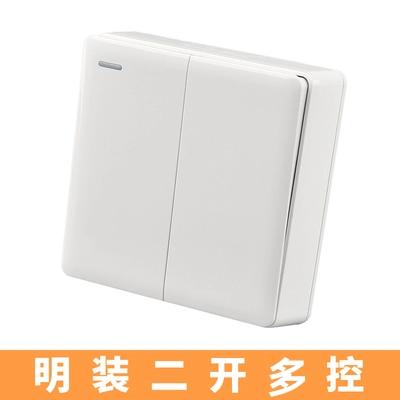 双刀双掷开关面板
