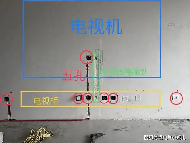 插座在电视柜后面靠不到墙