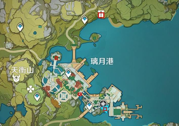 原神怎么开璃月地图图标