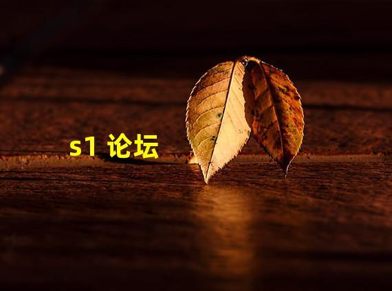 s1论坛是什么图标