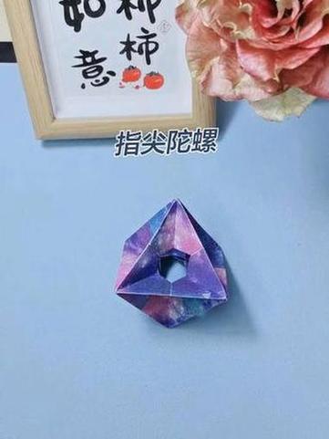 怎么折指尖陀螺图标