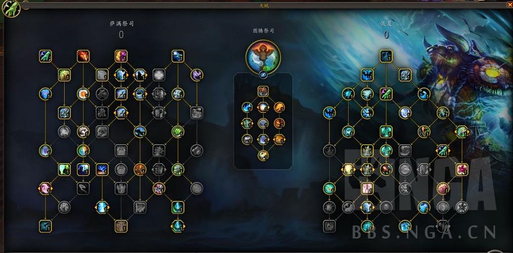 魔兽世界全种族天赋nga截图