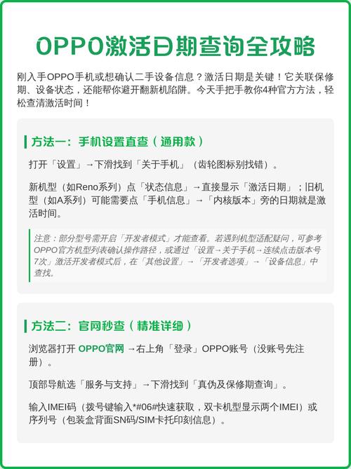oppo查询激活日期图标