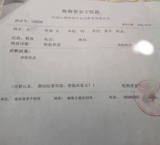 抑郁症诊断书生成图标