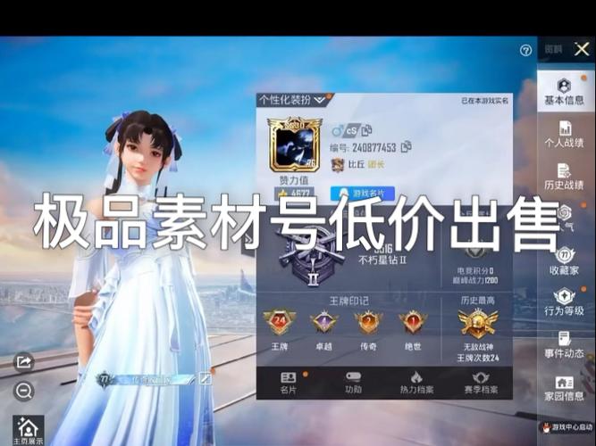 和平精英顶级id截图
