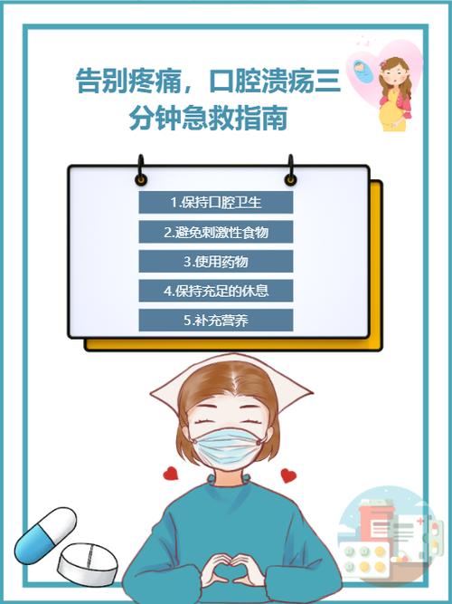 快速缓解口腔溃疡疼痛方法图标