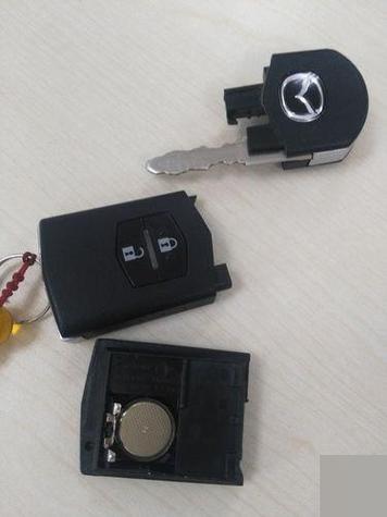 马自达6钥匙怎么拆开图标