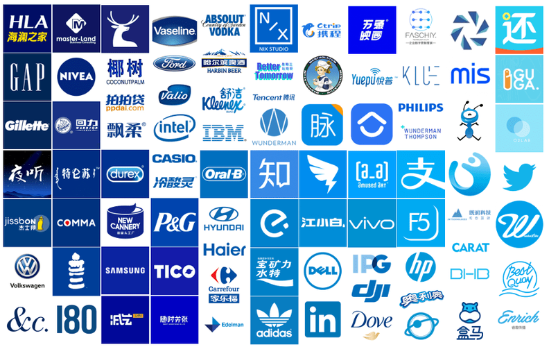 蓝色logo用什么底色截图