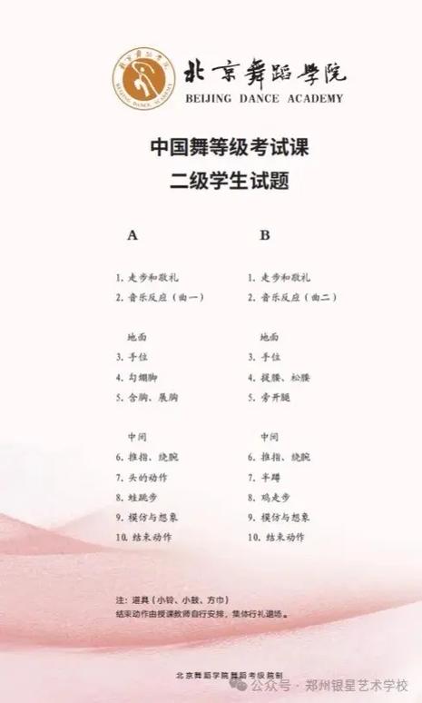 舞蹈考级二级要求图标