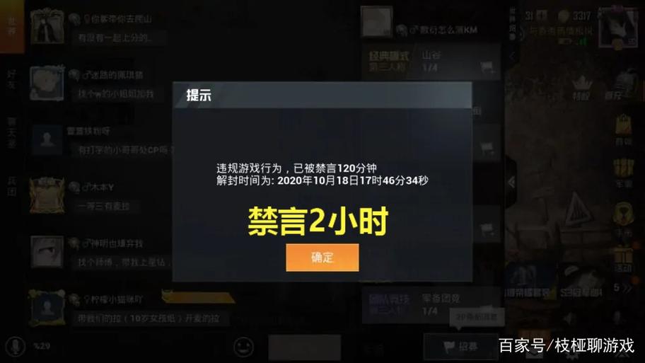 吃鸡为什么禁言图标