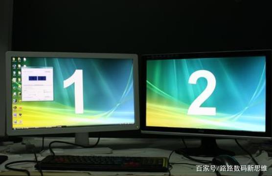 笔记本电脑一拖二显示器图标