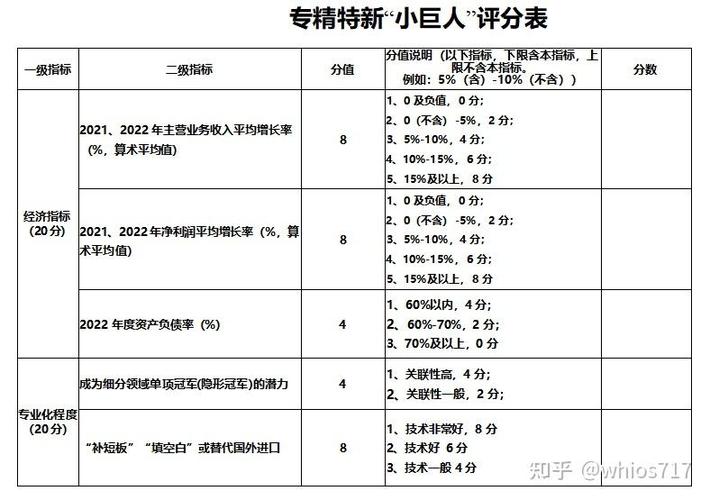 小巨人企业的申请条件和评定标准图标