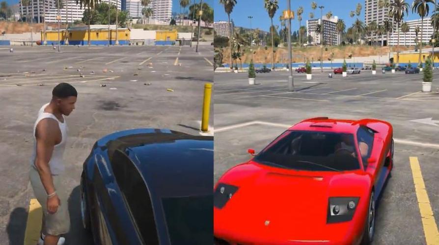 gta5最低画质和最高画质对比图标