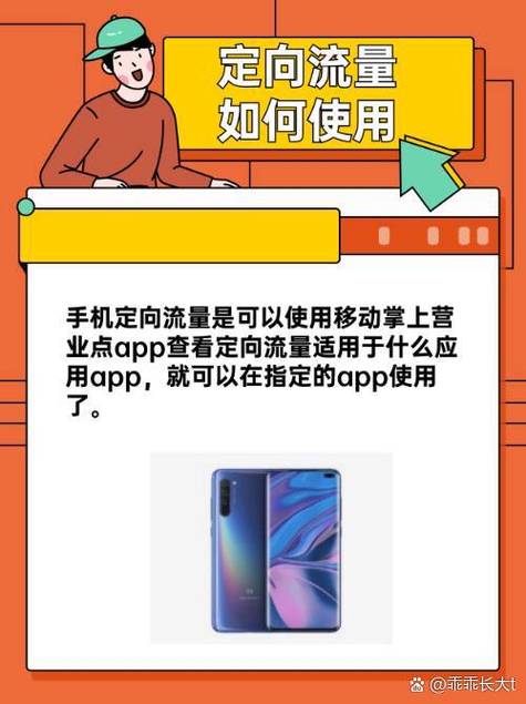 定向流量的使用范围图标