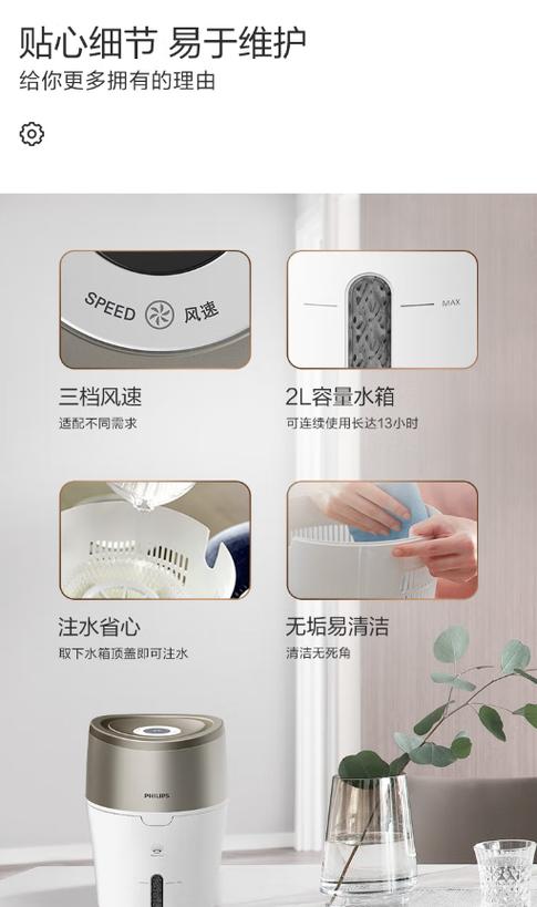 飞利浦加湿器说明书图标
