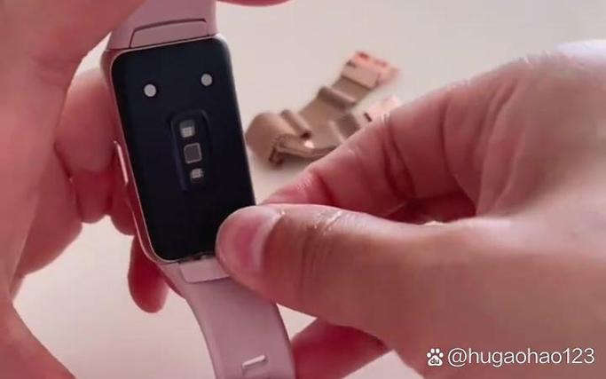 华为手环表带更换步骤图标