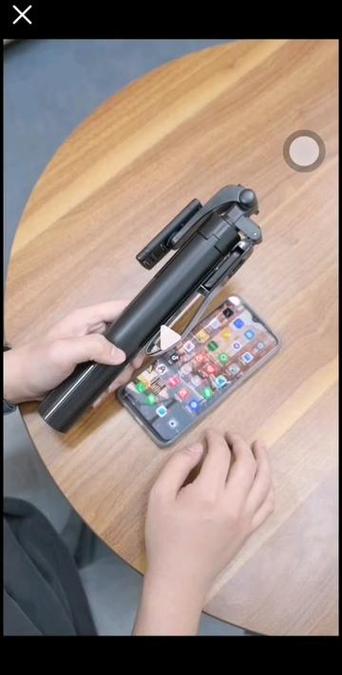 蓝牙自拍杆拍照键变成音量图标