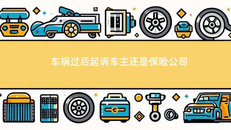 理赔不满意起诉车主还是保险公司图标