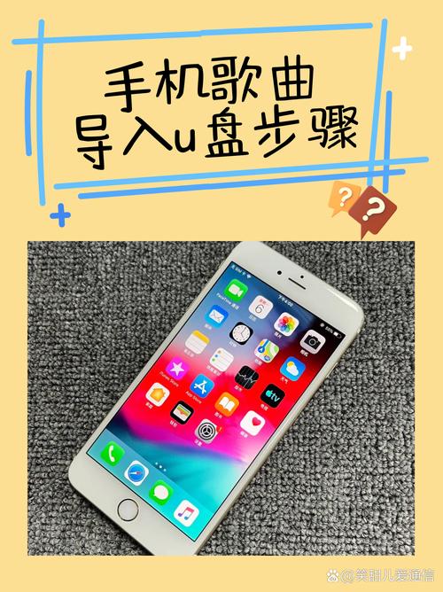 如何将手机歌曲导入u盘图标