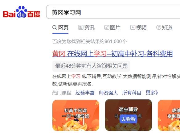 黄冈网站推广入口三百度图标