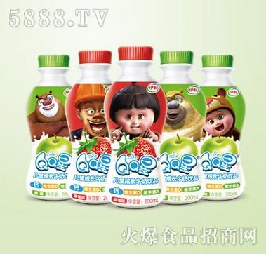 熊出没伊利牛奶广告图标