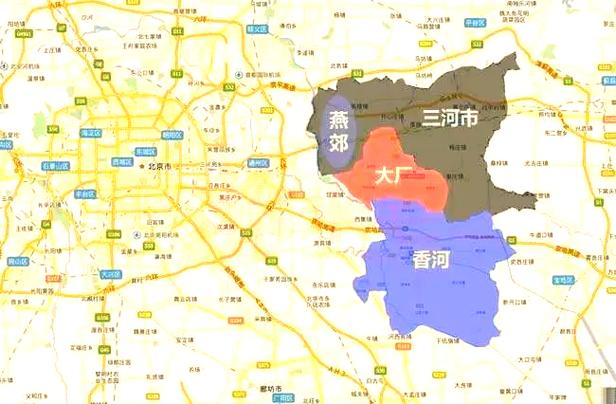 燕郊到顺义最简单路线图标
