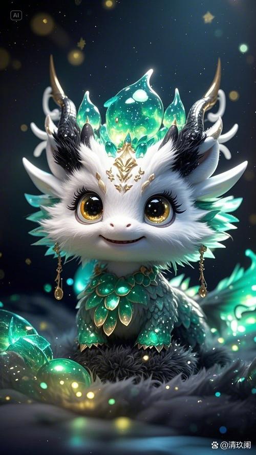 小龙卡通图片可爱图标