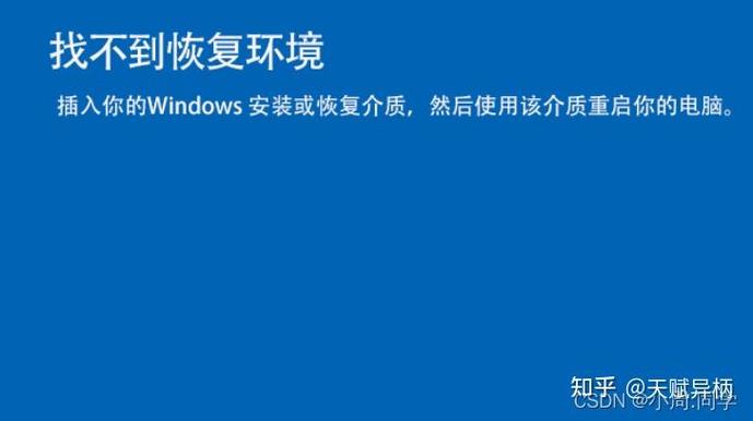 win10强制恢复出厂设置找不到恢复截图