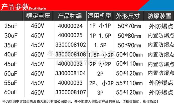 1.5匹空调电容多少uf图标