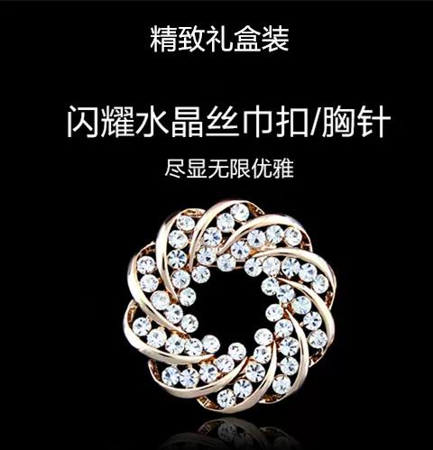 圆扣胸针怎么戴图标