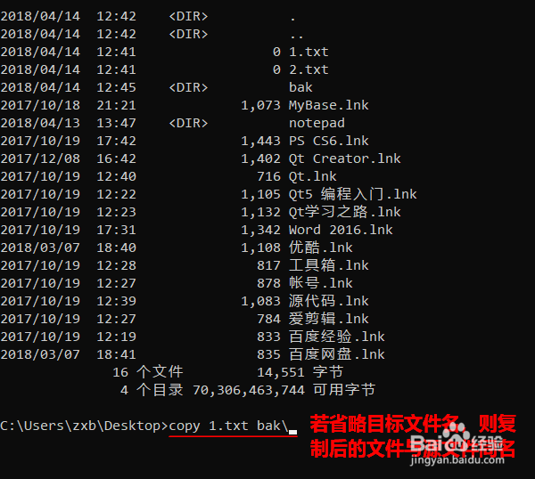 copy命令截图
