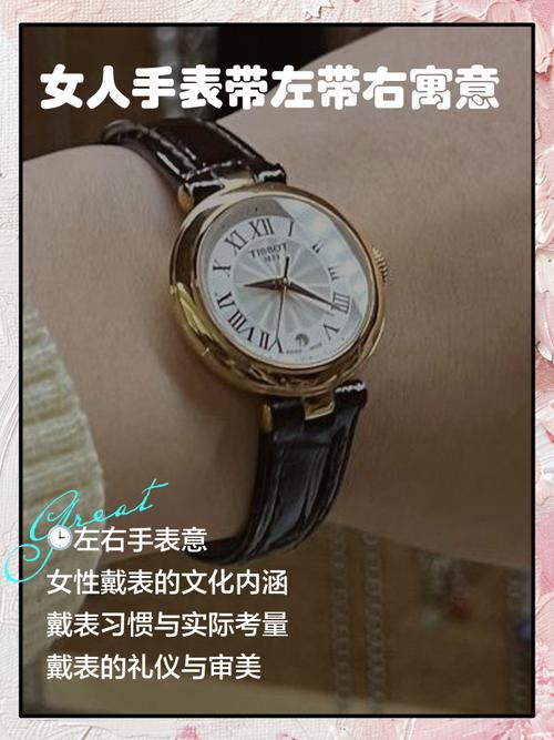 女人右手戴手表的风水图标