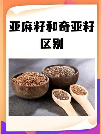 奇亚籽和亚麻籽的区别图标