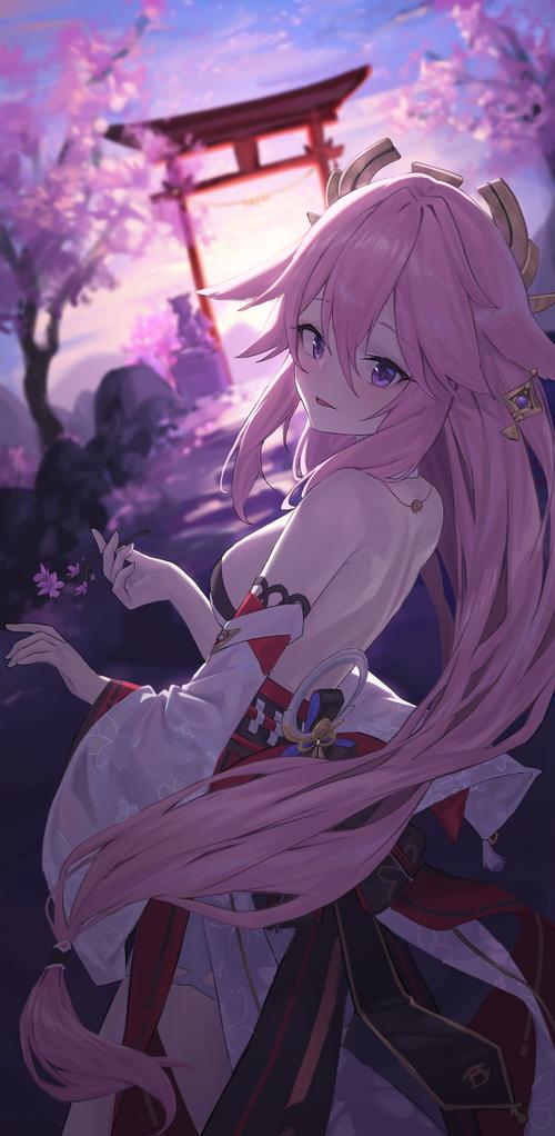 八重神子克洛琳德插画搬运图标