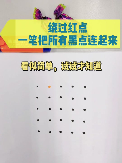 不能经过红点连线