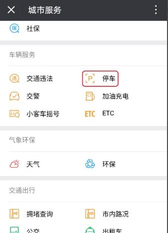 城市停车缴费app图标