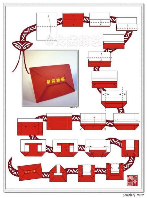 超级简单折纸红包的折法截图