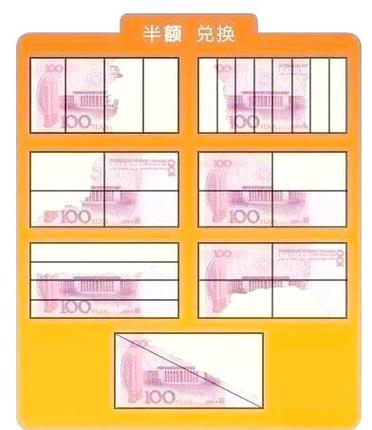 一半的纸币拿到银行可以换吗截图