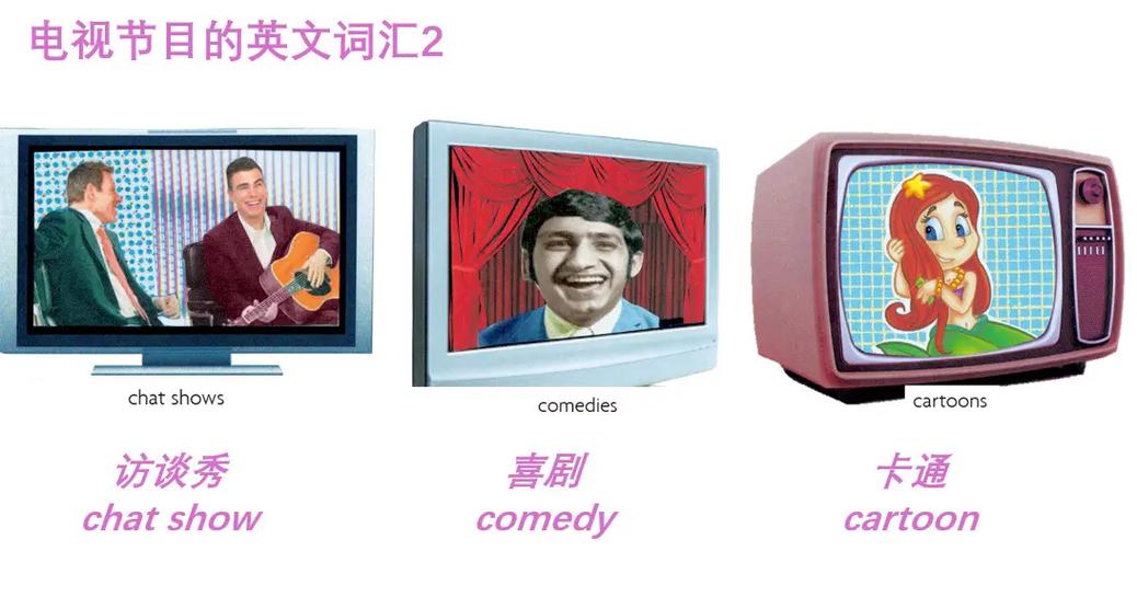 电视英文截图