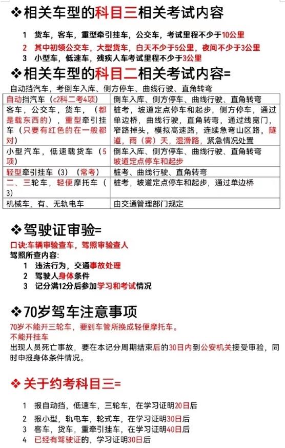 驾照科目一考试技巧截图