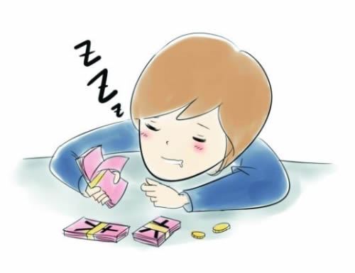 吃饭睡觉数钱