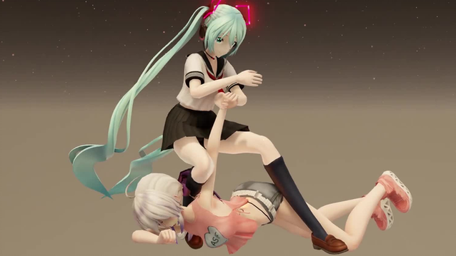初音vs弱音格斗图标