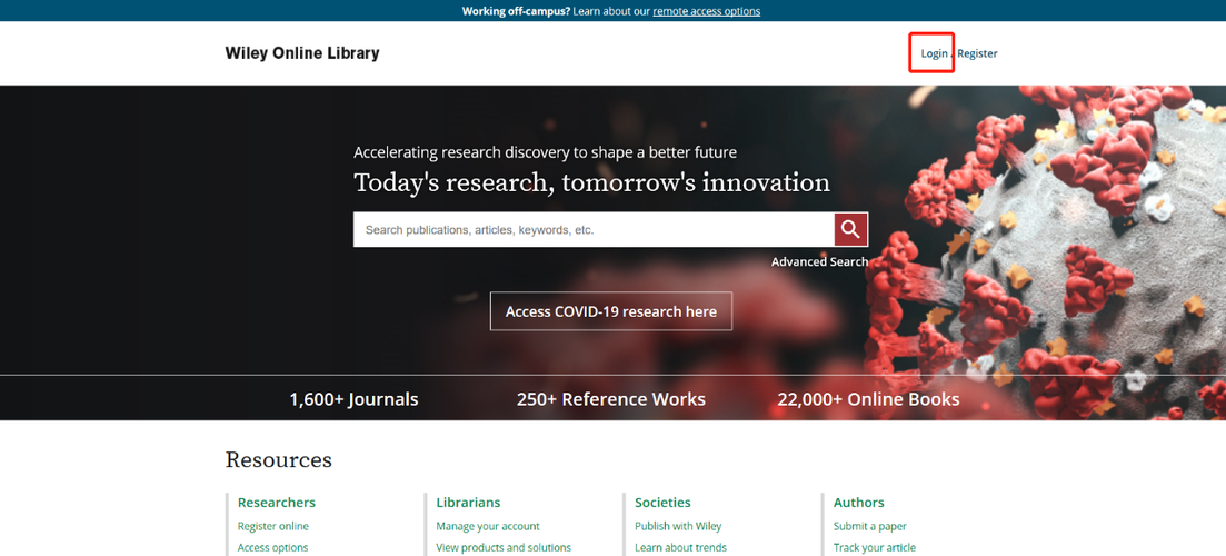 wiley online library数据库图标