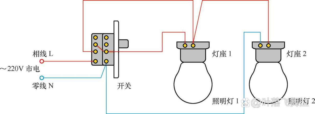 调光开关接线图实物图图标
