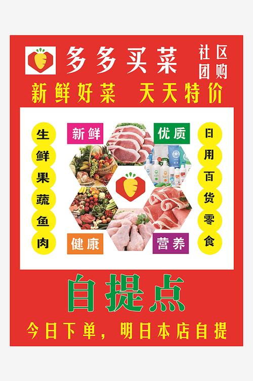 多多买菜自提点利润图标